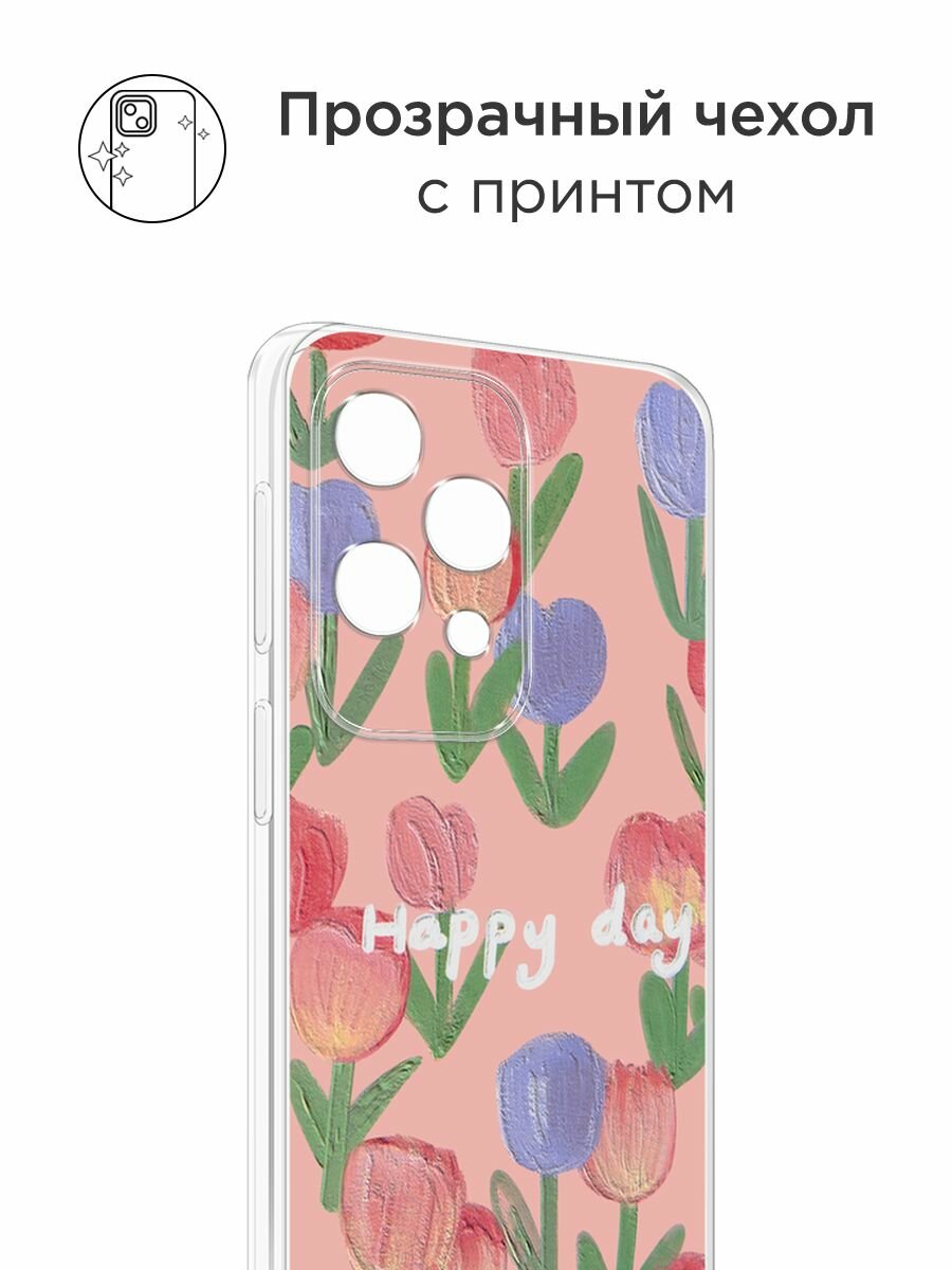 Чехол на LeEco Le 2/2 pro / Лееко Ле 2/2 про с принтом "Happy Day" — фото 1