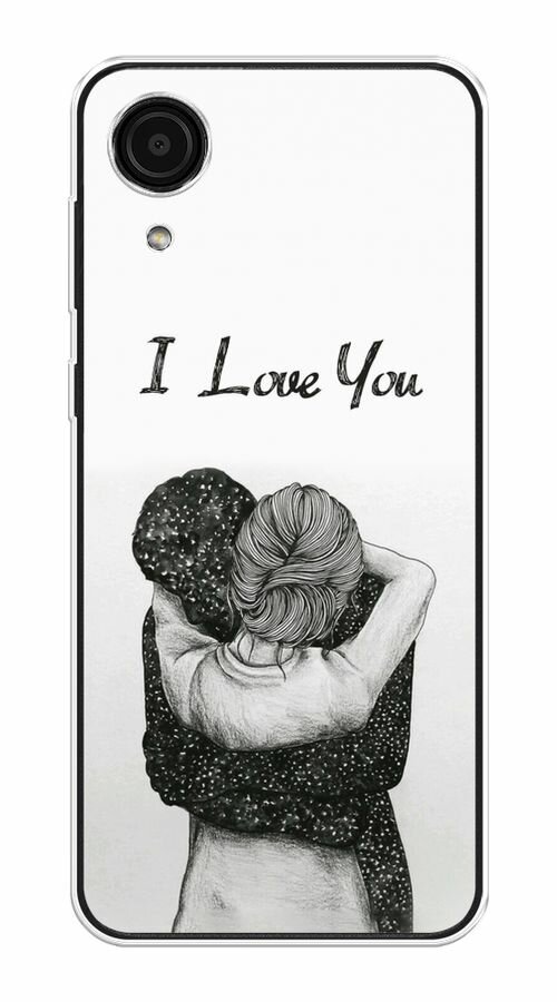 Чехол на Samsung Galaxy A03 Core / Самсунг Галакси А03 Core с принтом I love you 1