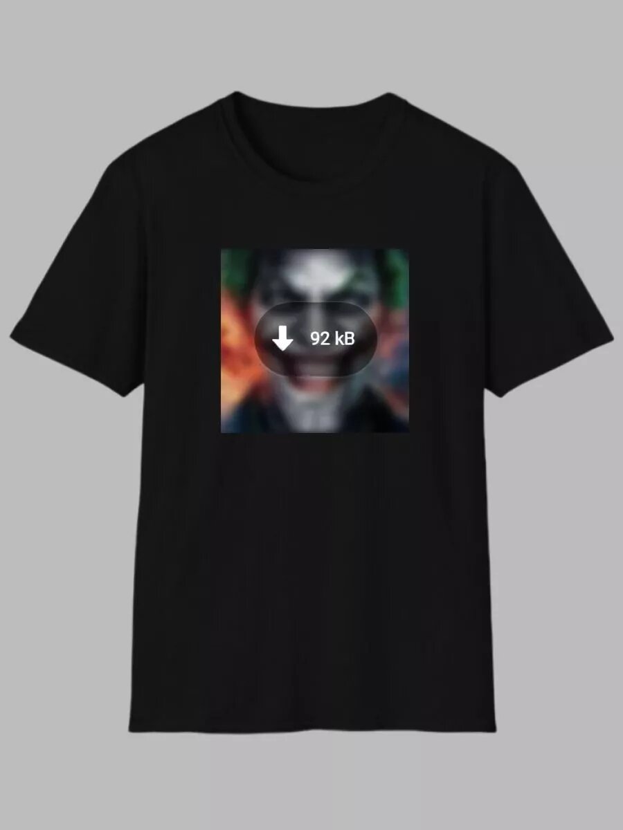 Футболка картинка не загрузилась, джокер мем