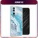 Чехол на Honor 90 / Хонор 90 с принтом "Нежно-голубой мрамор"