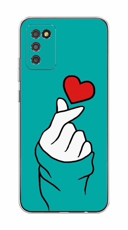 Чехол на Samsung Galaxy A02s / Самсунг Галакси A02s с принтом "Маленькое сердечко"