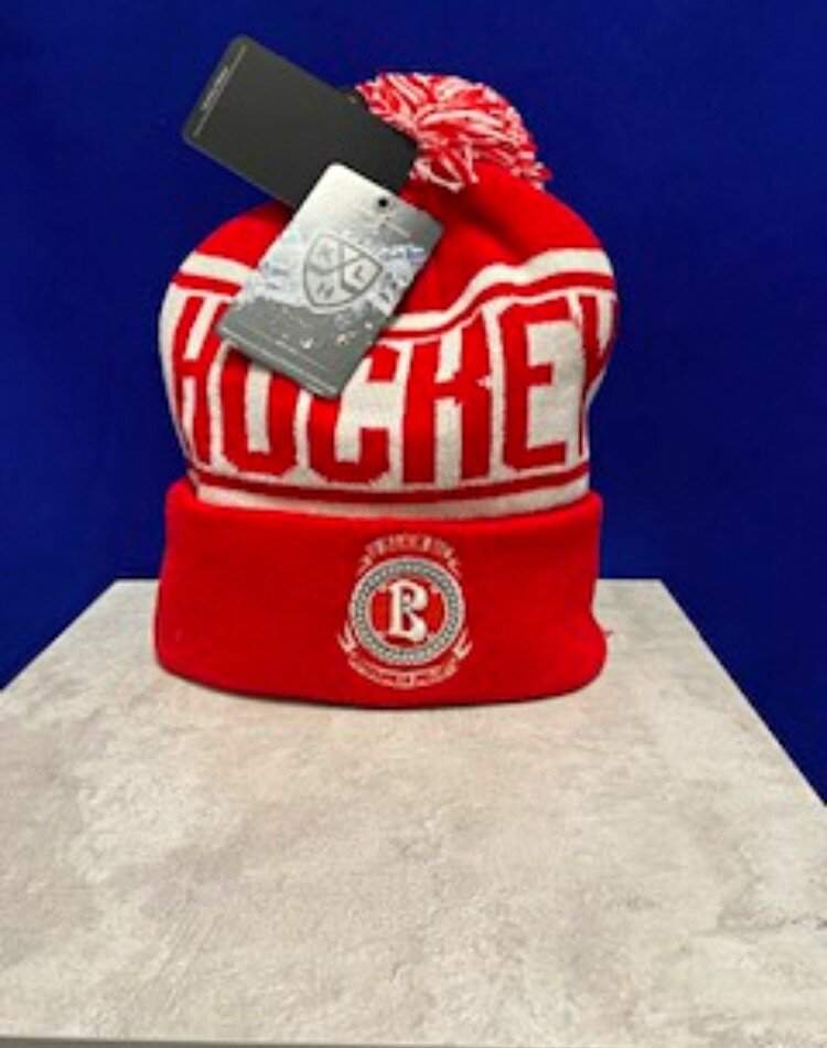 Витязь хоккей шапка с помпоном зимняя хк хоккейного клуба Витязь (Балашиха) красная