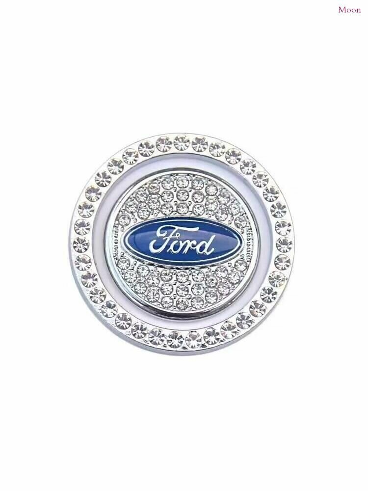 Декоративная автомобильная эмблема Ford, круглая, для декоративного оформления автомобиля или ключей