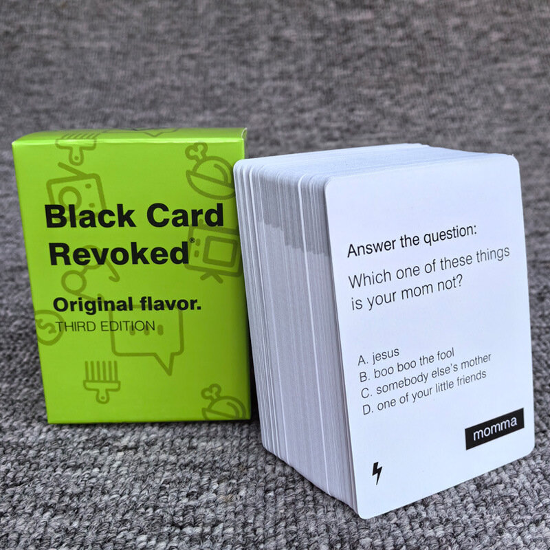 ⭐Полная английская черная карта, отмененная игра, настольная игра, карточная игра, интерактивная игрушка⭐