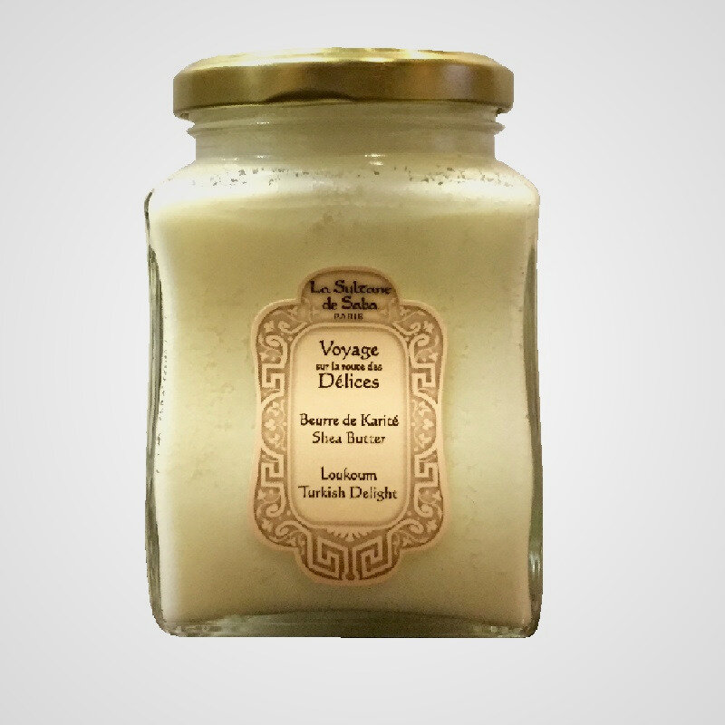 Масло ореха карите лукум 300 мл LA sultane de saba shea butter Loukoum turkish delight Масло 300 мл