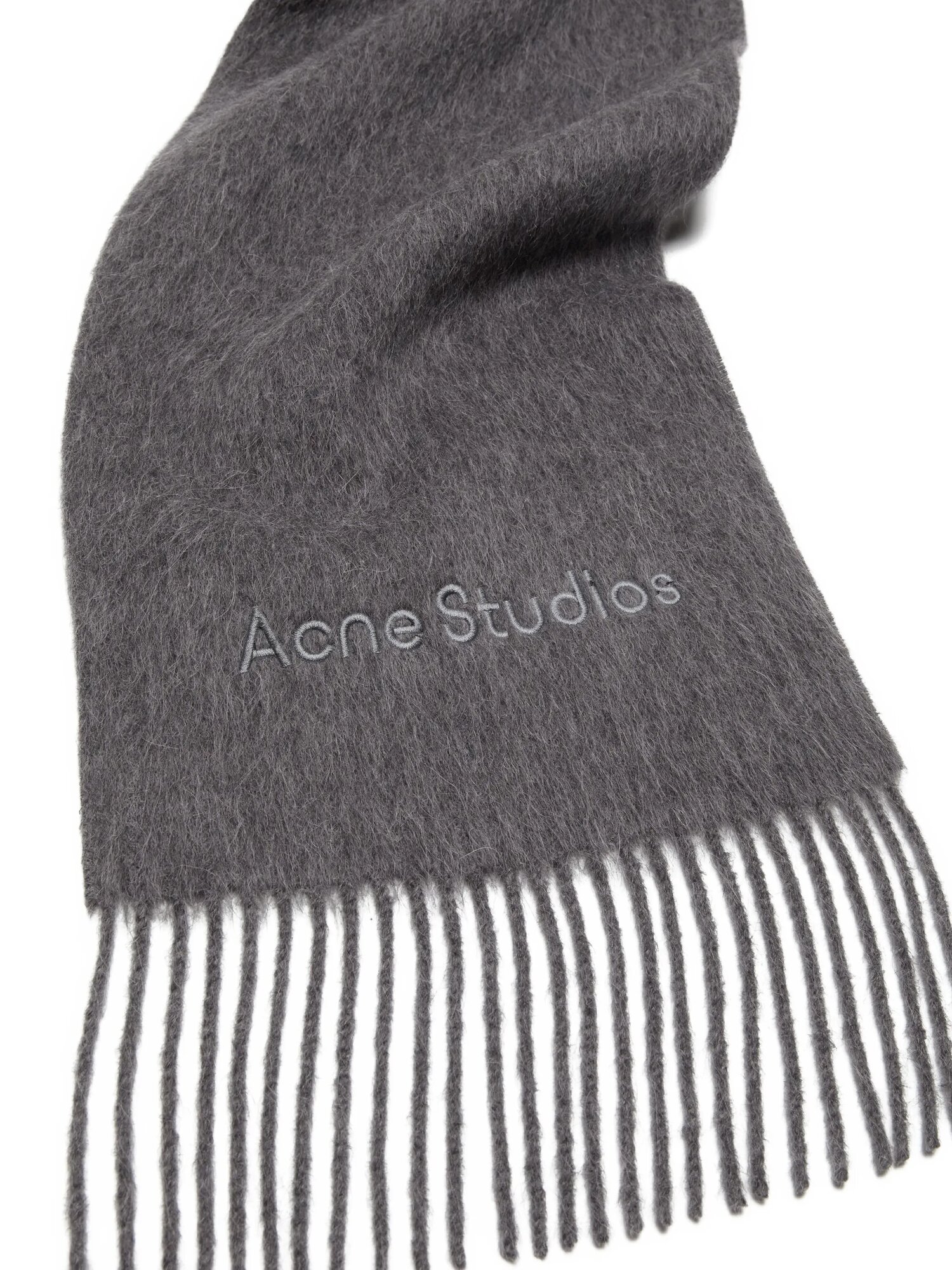 Шарф Acne Studios для девочек, grey — фото 1