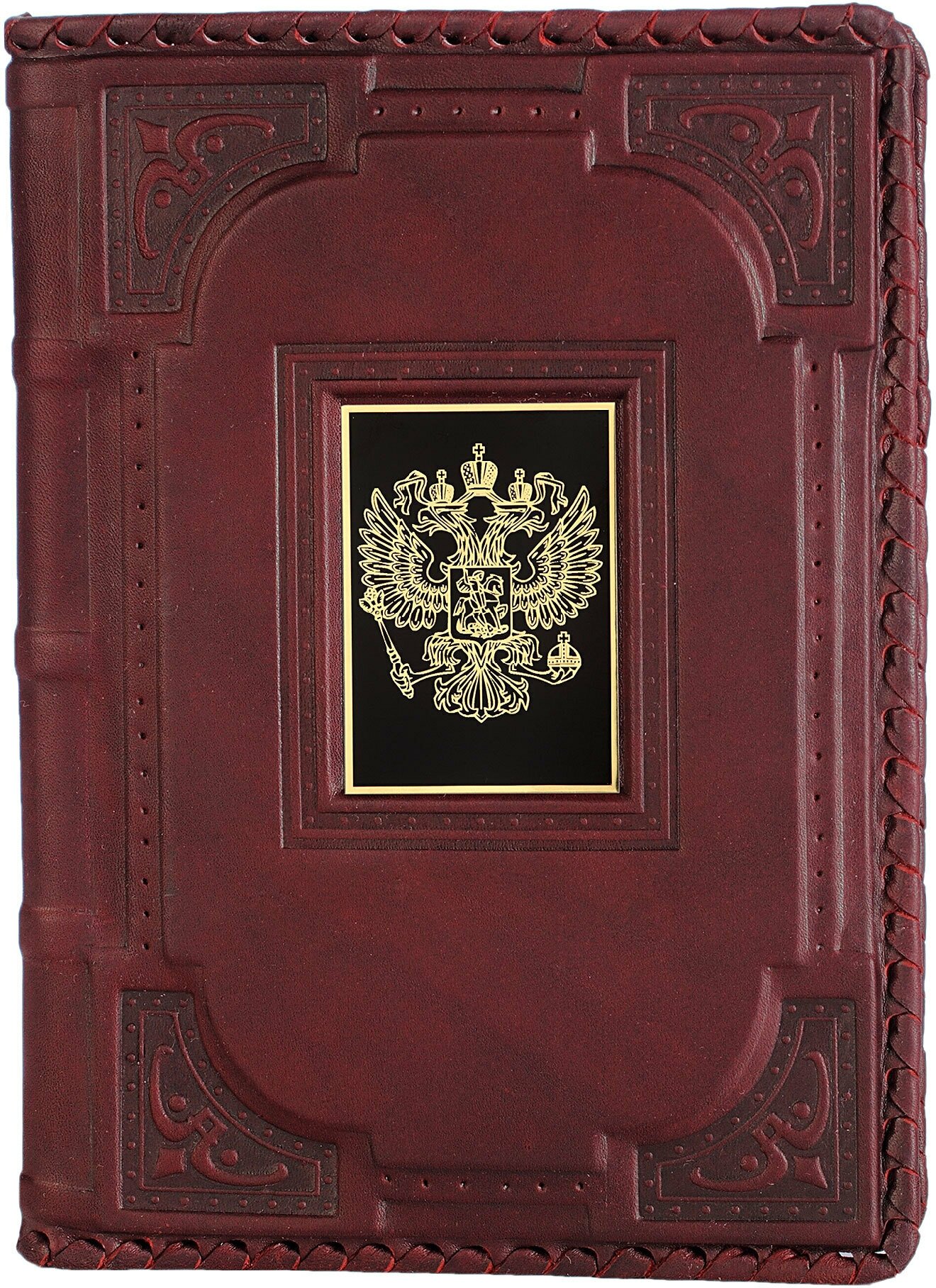 Макей Ежедневник А5 «Герб-1» с накладкой из стали