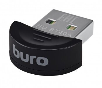 Адаптер Buro USB BT4,0+EDR class 1,5, 20 м, черный (BT40A)