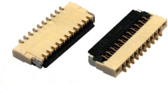 Разъем FPC Flip-Lock 0510-28RLGF 28 pin высота 1мм шаг 0,5мм