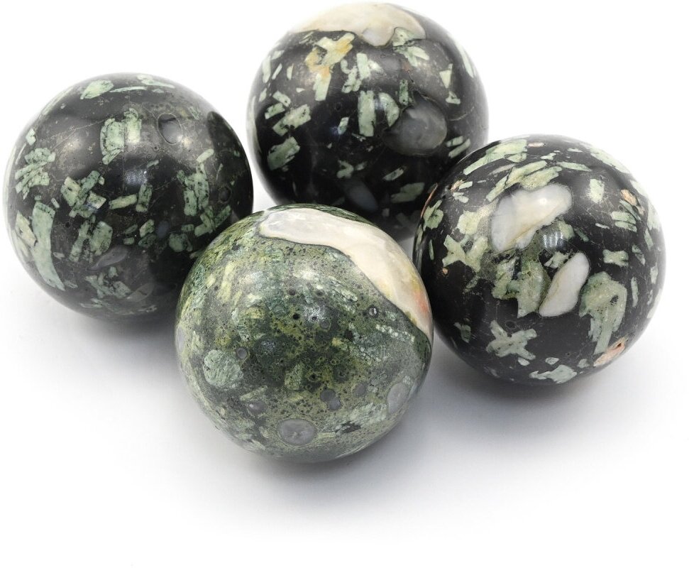 Шар из камня хризантем, диаметр 51-52мм .