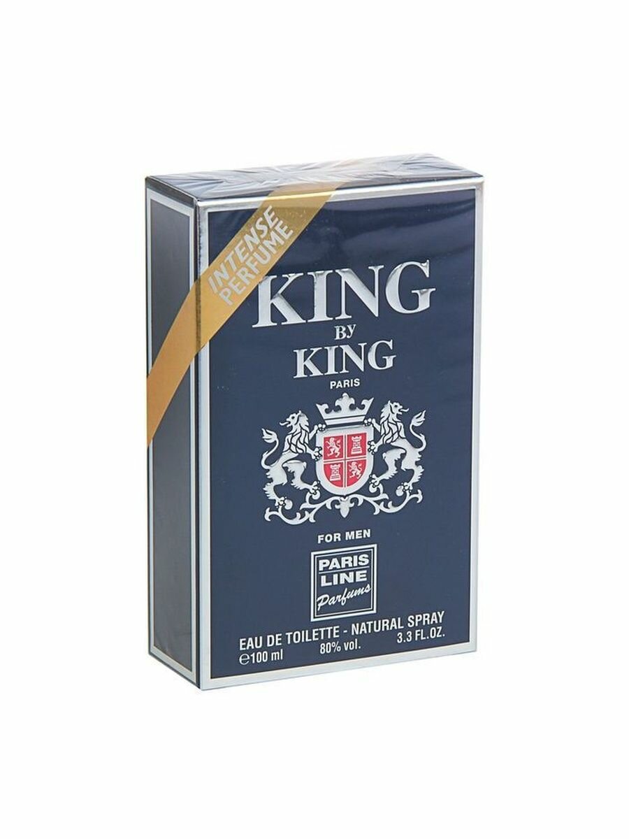 Туалетная вода Paris Line King by King, цитрусовая, спрей, 100мл