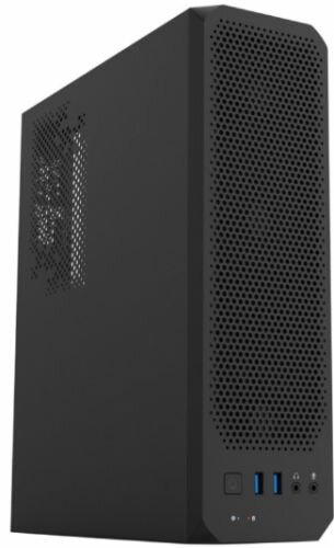 Корпус mATX Foxline FL-1004-TFX230B-85 black, БП 230W, 2*USB3.0, audio