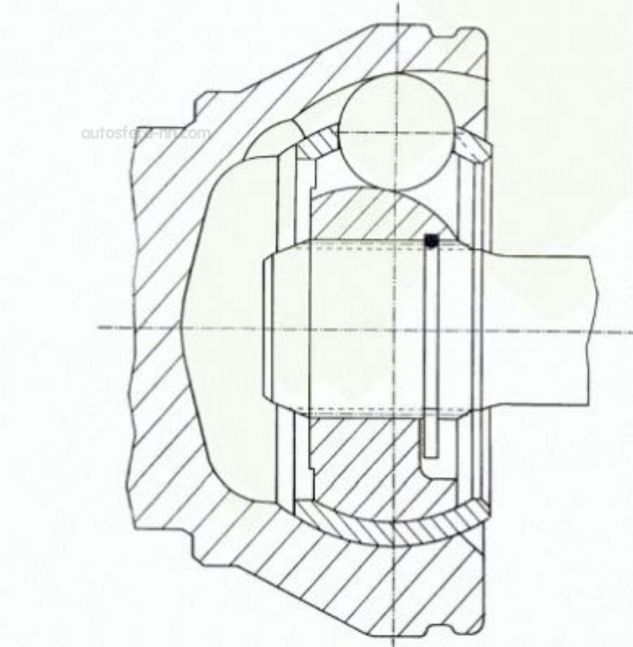 Шрус 302861 GKN (Loebro) арт. 302861