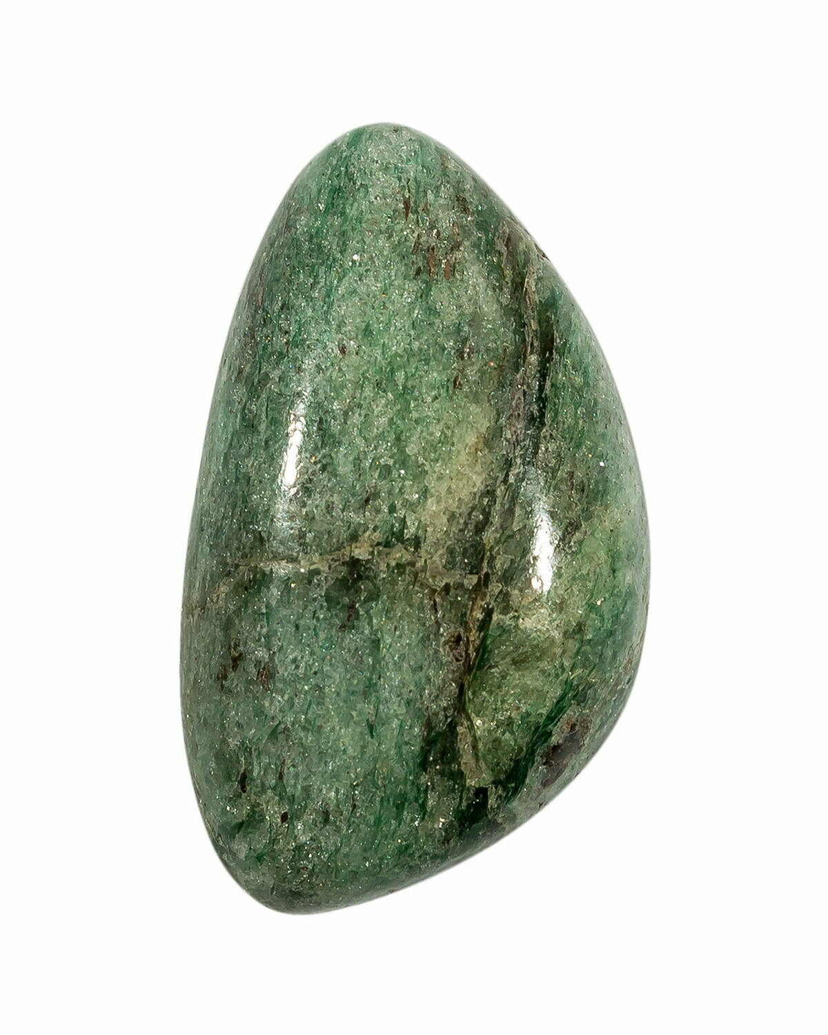 Кабошон из фуксита, размер 23х13х5 мм, вес 2 грамма