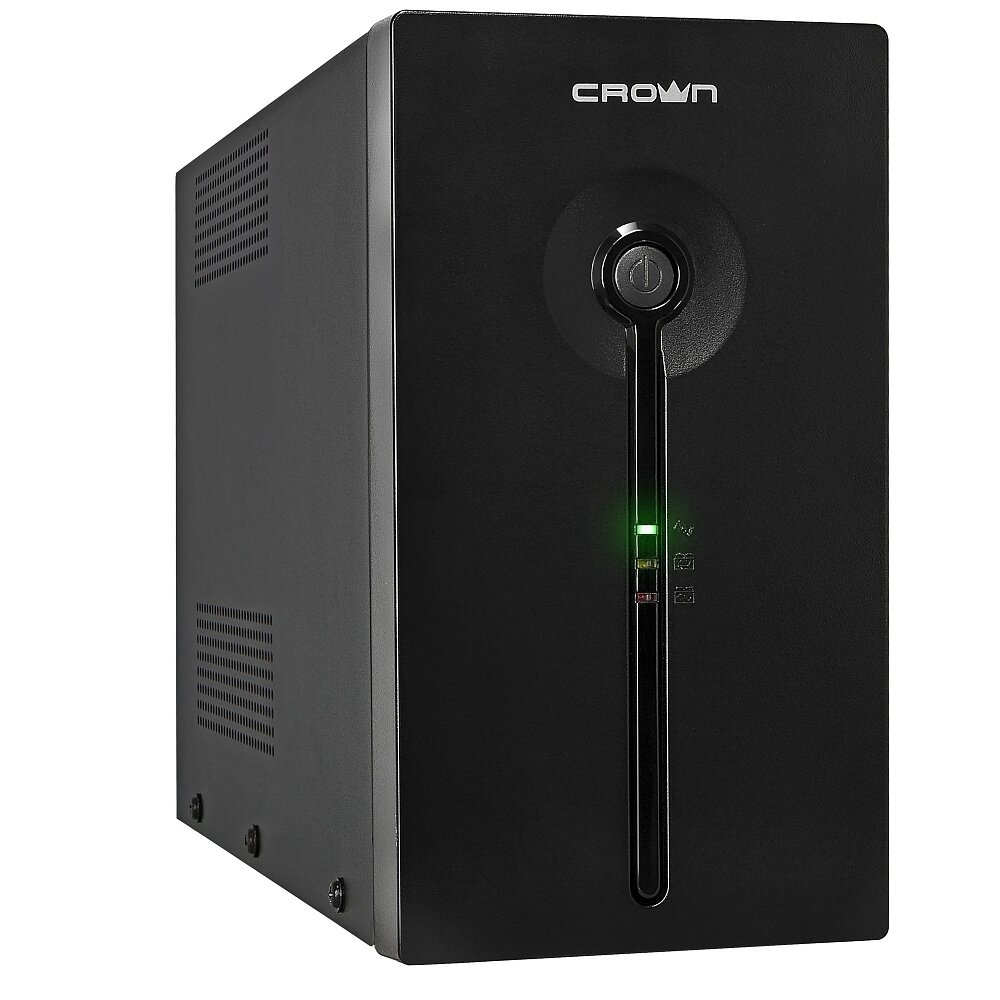 ИБП CROWN Line CMU-SP800EURO, 800ВА/480Вт, 5 розеток, USB, AVR, кабель 1,2 м