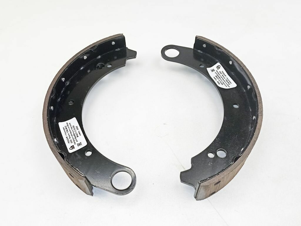 Колодка тормозная барабанного тормоза для а/м УАЗ комплект 2 ШТ. на автомобили до 08.2013 длинная передняя (в уп)