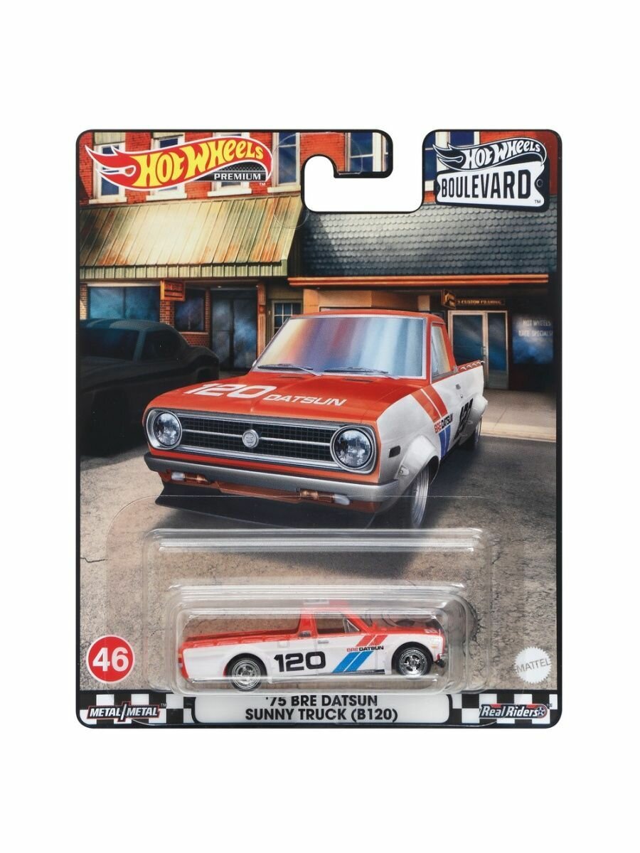 HCR11 Машинка металлическая игрушка Hot Wheels Premium Boulevard коллекционная модель премиальная 46 75 BRE DATSON SUNNY TRUCK (B 120)
