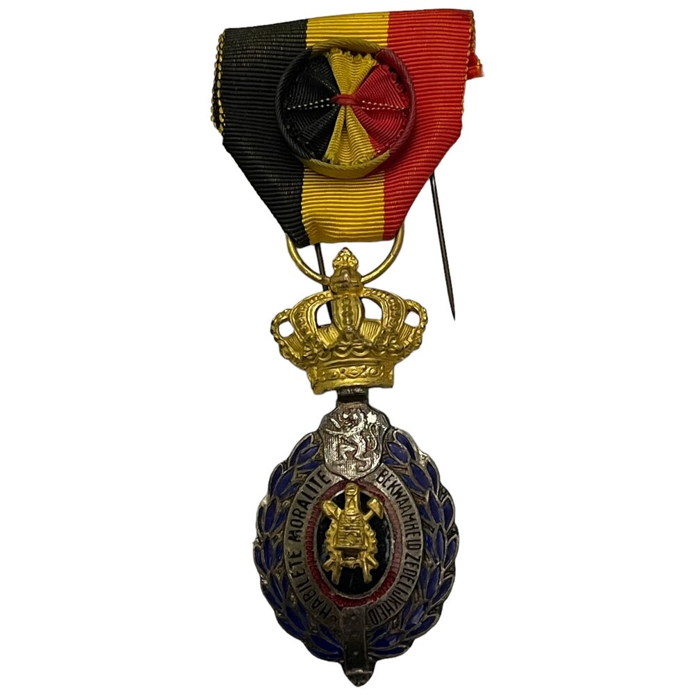 Бельгия, медаль "Трудовой знак отличия" I класс 1905-1951 гг. (3)