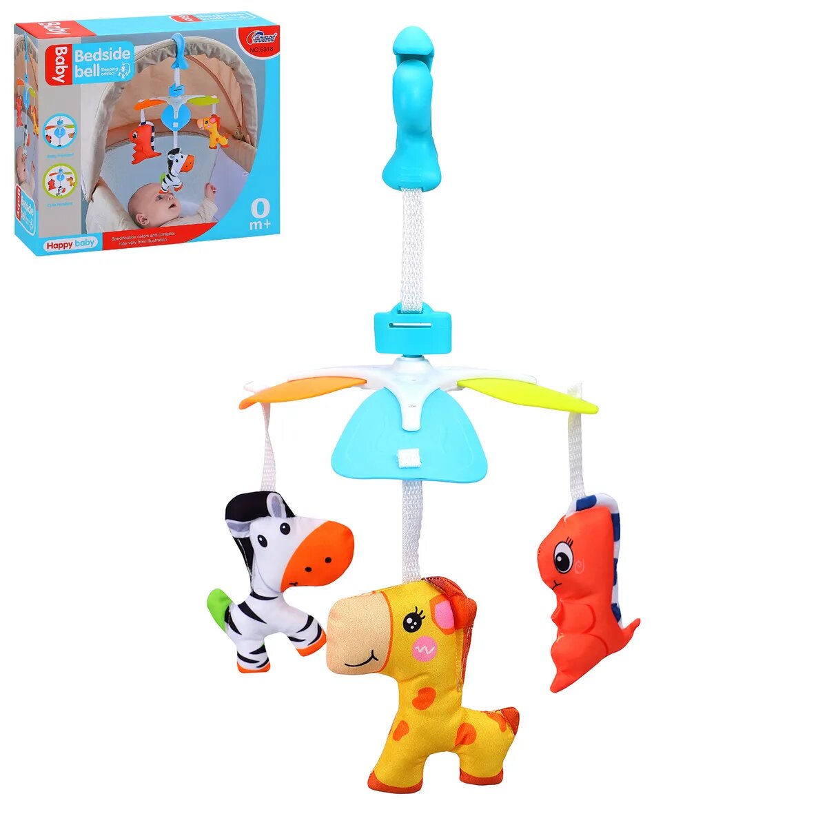 Карусель Трилистник с креплением типа "краб" в коробке