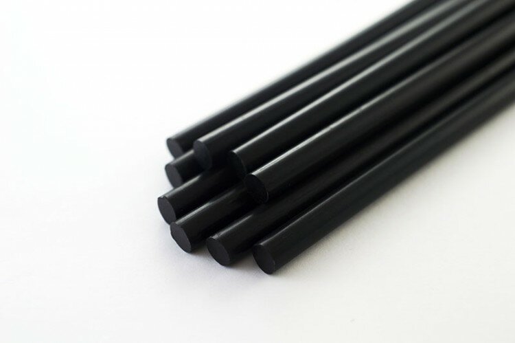 Клей для клеевого пистолета 7х250мм, цвет черный, 1012-004, 1шт