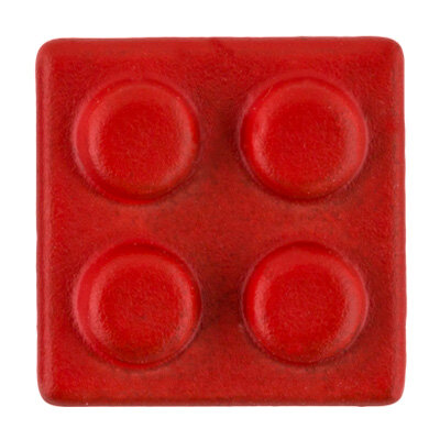 Пуговица "Gamma" MB 0154 14 " ( 8.9 мм) №D819 красный