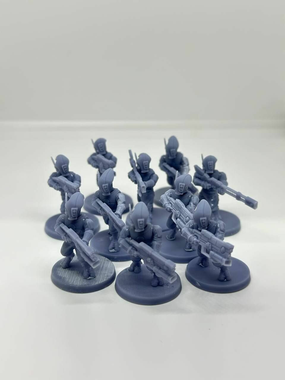 Набор миниатюр "T'au Empire: Pathfinder Team", Warhammer 40k, Tau, НРИ. 10 штук.