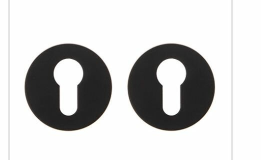 Накладки на цилиндр (к-кт 2 шт ) Code Deco Slim DP-C-40 (BLM)