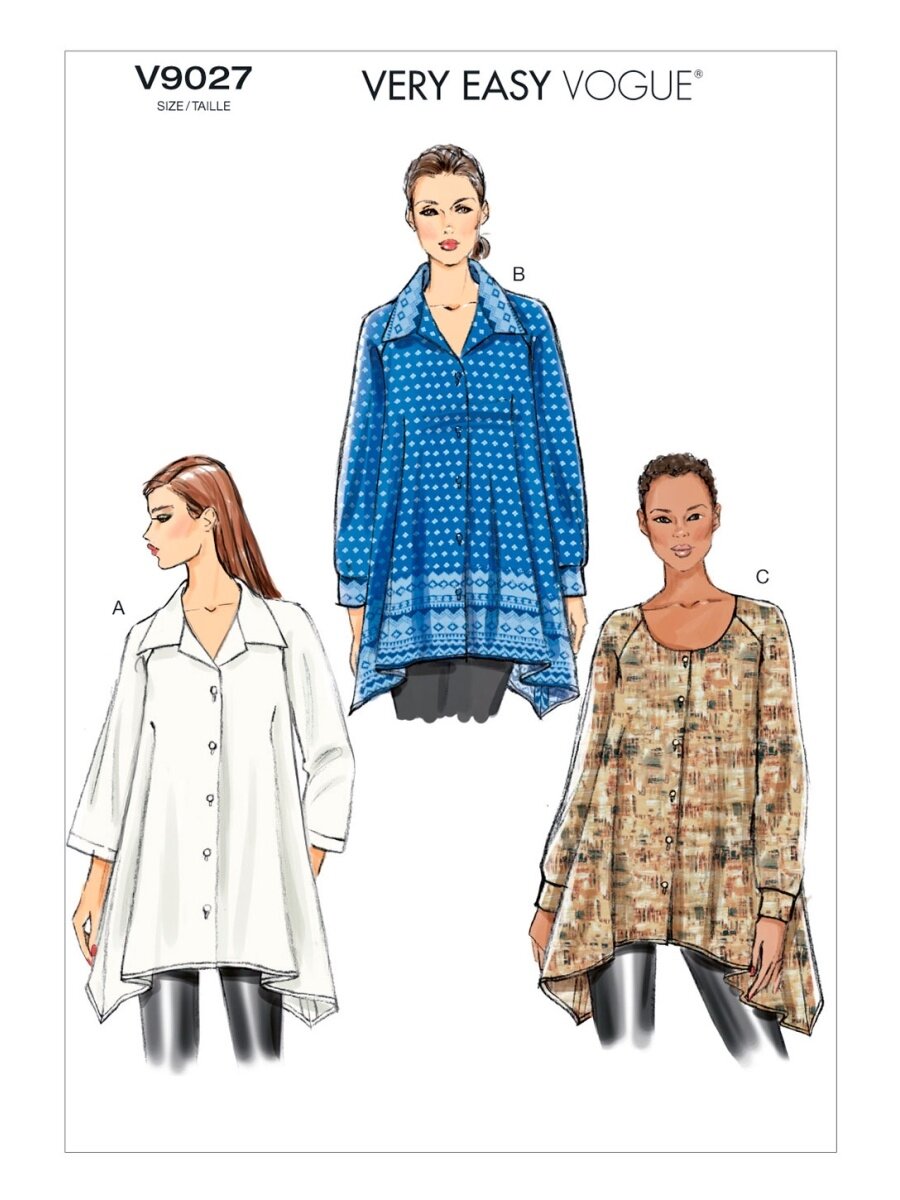 Выкройка VOGUE №9027 Туника