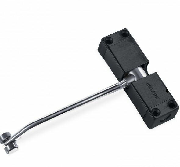 Доводчик дверной пружинный DS-10 до 35 кг, чёрный NOTEDO