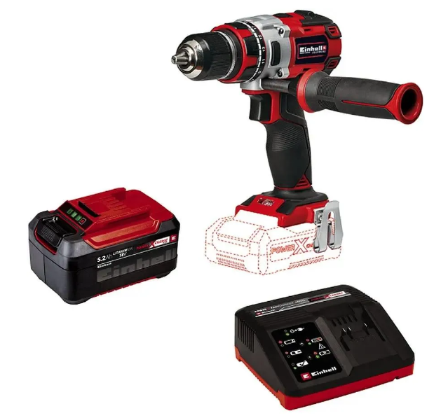 Дрель-шуруповерт EINHELL PXC TE-CD 18 Li Brushless, [4513850set]