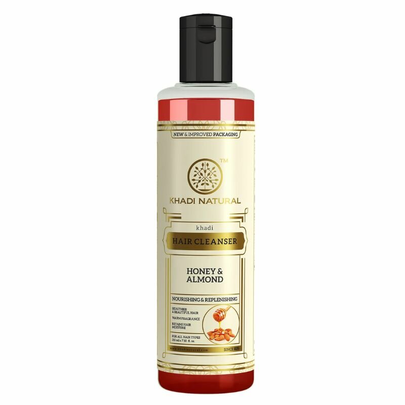 Шампунь Мед и Миндаль Кхади Натурал / Hair Cleanser Honey Almond Khadi Natural , 210 мл.