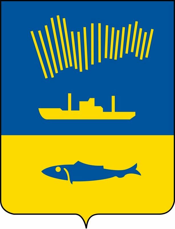 Флаг столицы субъекта РФ - Мурманск, Размер: 75х50 см.