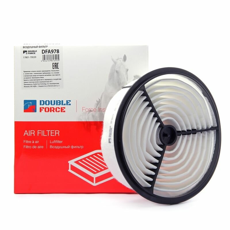 Фильтр воздушный DOUBLE FORCE арт. DFA978 A155AVIC TOYOTA: CROWN GS1, 1GFE 09.88 04.99, SUPRA GA70, 1GGEU