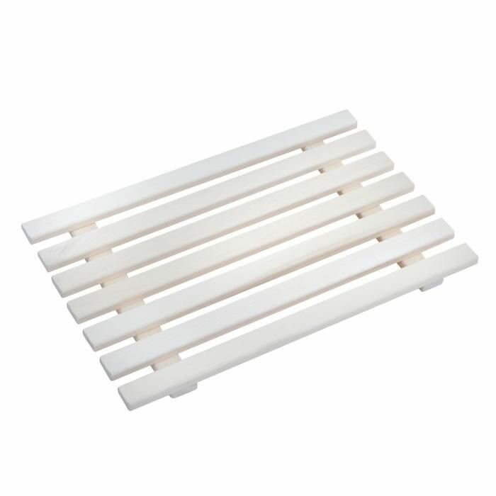 Решетка деревянная для ванны 60*40 см / слань для бани / деревянный трапик