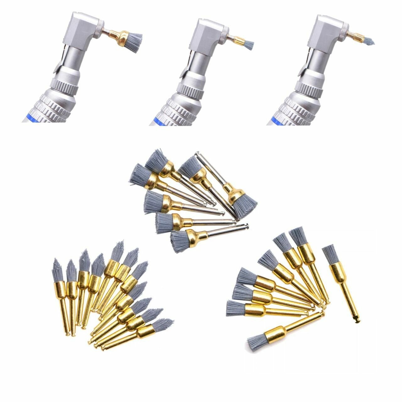Набор щеток Инсибраш ( щетки карбидные )-INCIBRUSH KIT. ассорти, 30 шт. (10 чашки, 10 кон, 10 кисточки ) . полировки композитных реставраций. от Dentalrus