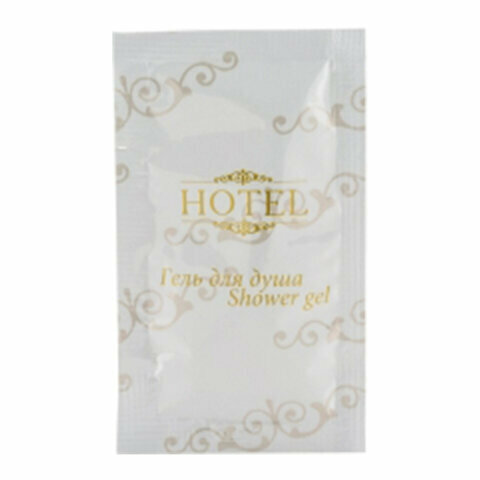 Гель для душа одноразовый 10 мл, комплект 500 шт, HOTEL, саше, флоупак, 2000113
