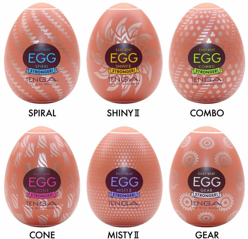 Набор мастурбаторов в форме яйца Tenga Eggs Variety Pack V