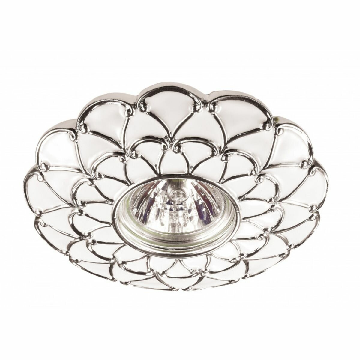 Встраиваемый декоративный светильник NOVOTECH PATTERN 370224 1ХGX5.3Х50W; белый; белый