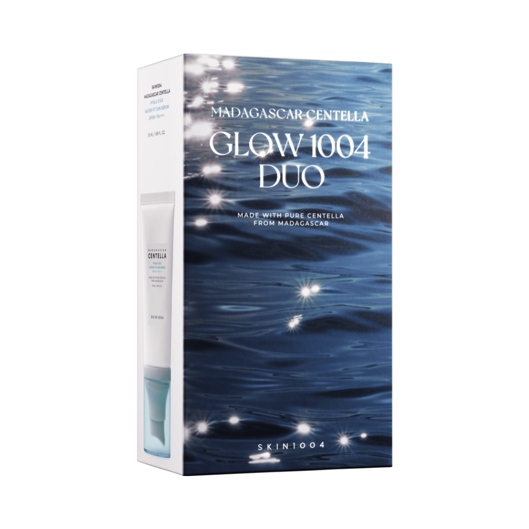 Солнцезащитная сыворотка + ампула с пробиотиками Madagascar Centella Glow SKIN 1004 Duo Set