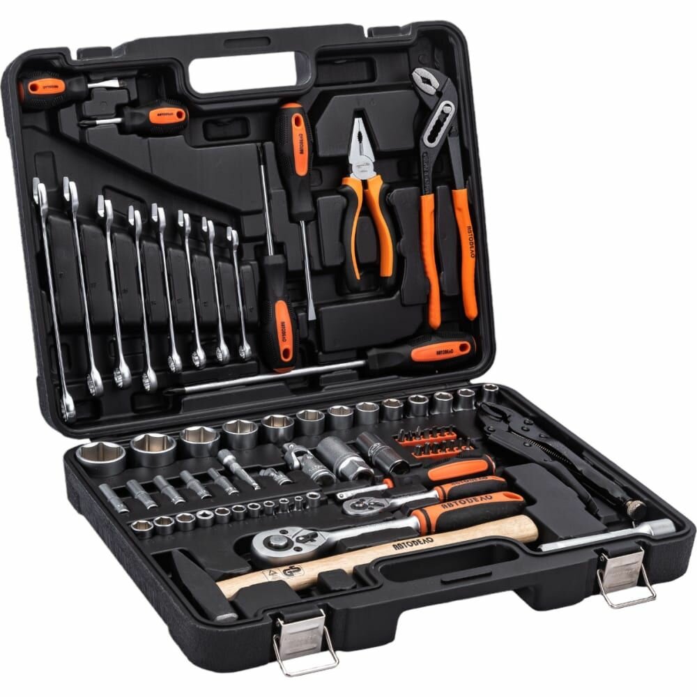 Набор инструмента Автоdело 1/2" DR 1/4 DR" 72 предмета 39872 12005