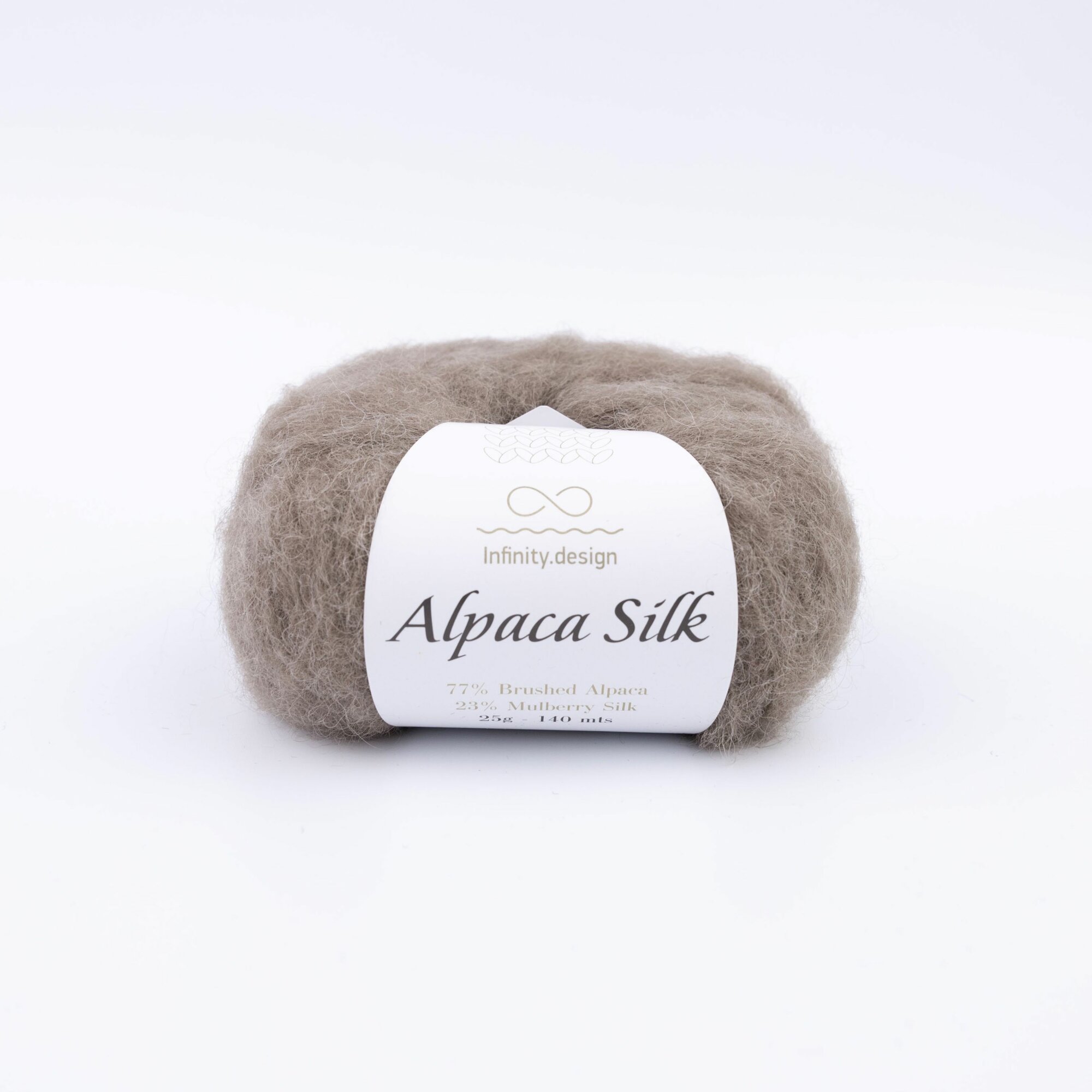 Пряжа INFINITY Alpaca Silk 2652 (3 мотка), 77% альпака, 23% шелк, 25г, 140м