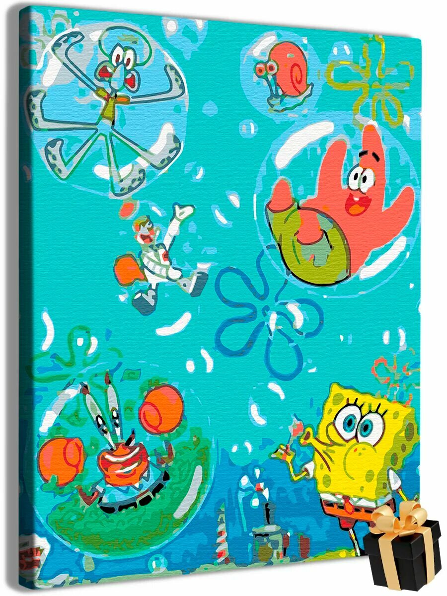 Картина по номерам Спанч боб