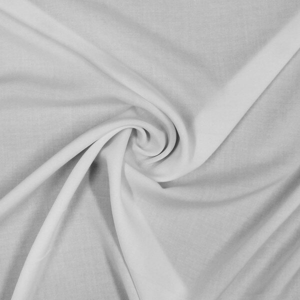 Ткань "Ткани-100", вискоза 100%, белая, длина 1м, ширина 1,4м
