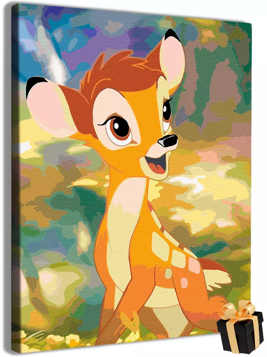 Картина по номерам Бэмби