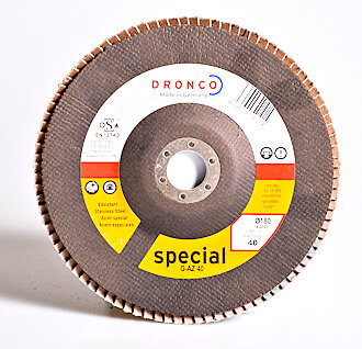 Диск абразивный лепестковый торцевой G-AZ K40 (180х22.23 мм) DRONCO 5218304