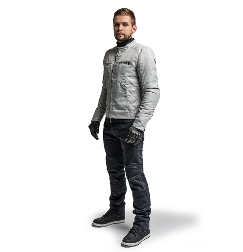 Мотоциклетные джинсы STARKS Python Evo, цвет Черный, размер 33