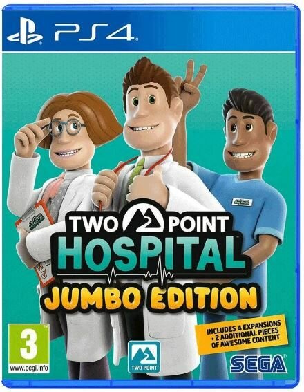 Игра Two Point Hospital. Jumbo Edition для Playstation 4. Уцененный товар