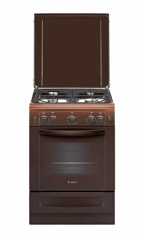 Плита газовая GEFEST ПГ 6100-02 0310, коричневый