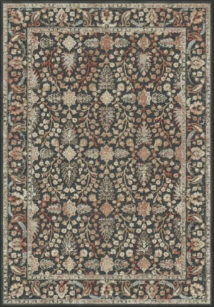 Ковер бельгийский на пол в гостиную в спальню 140х200 см бежевый современный ворс 3 мм 394381 Kover-Russia