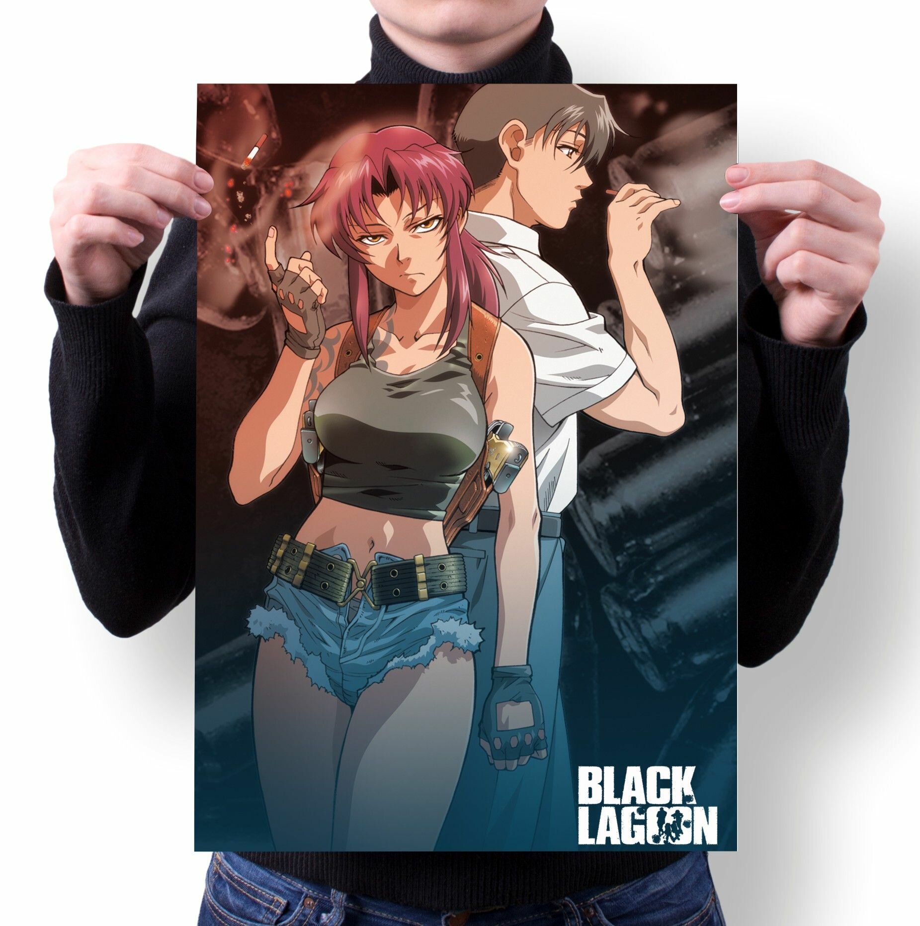 Плакат формата А3 с принтом "Пираты Чёрной Лагуны"